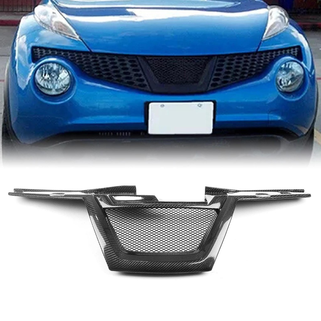Front Grille Racing Grill For Nissan Juke 2011-2014 Real Carbon Fiber ...