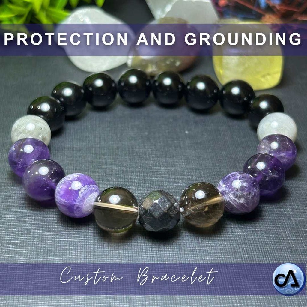 High Quality Protection and Grounding Charm [10MM Bead] Crystal (Brazil ...