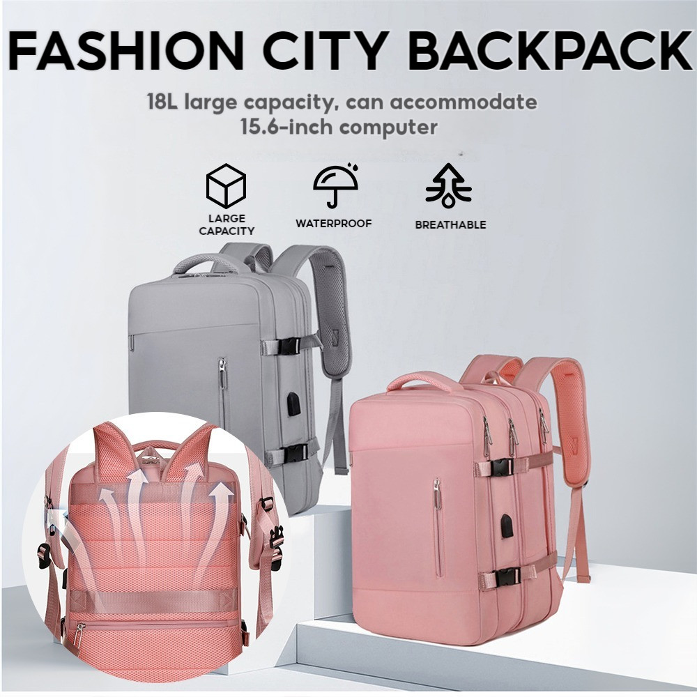 New 16 inch Laptop Backpack woman Travel Backpack Men Waterproof ...