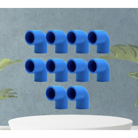 PVC FITTING PIPE ELBOW BLUE CONNECTOR 20MM 25MM 32MM | Shopee Philippines