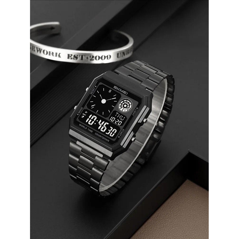 SKMEI 2353 World Digital Electronic Watch For Men Women Waterproof ...