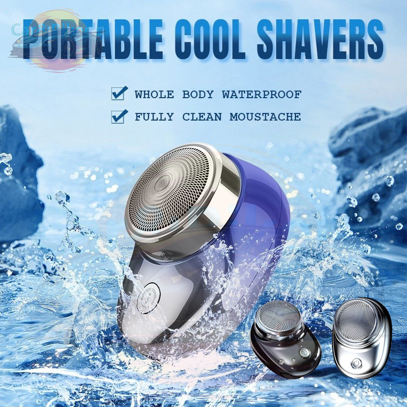Compact Electric Razor for Men Wet and Dry Use USB-C Rechargeable ...