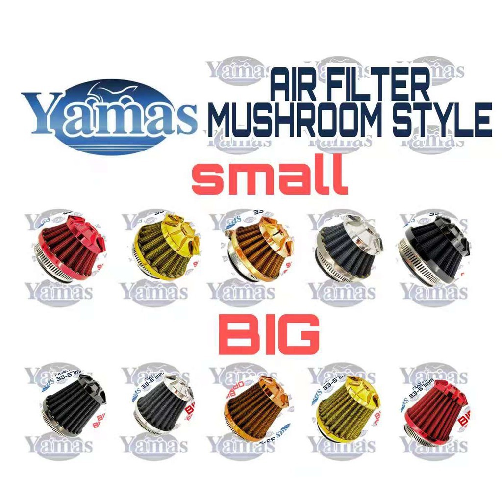 Universal Mushroom Air Filter for Motorcycles - High Flow Performance ...