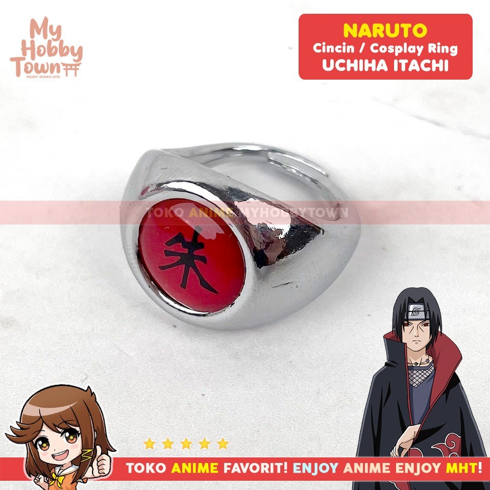 Akatsuki Ring - Uchiha Itachi : Shu - Scarlet | Shopee Philippines