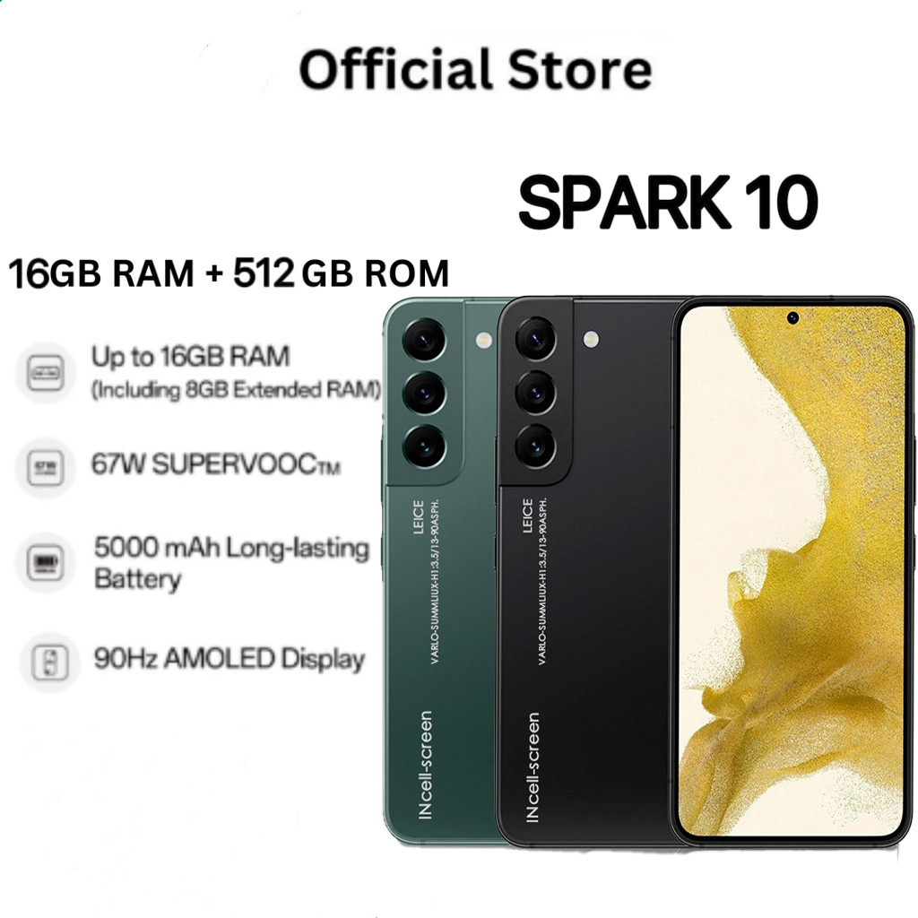 SPARK 10 CellPhone 2025 New Original phone 16GB+512GB 5G On Sale ...