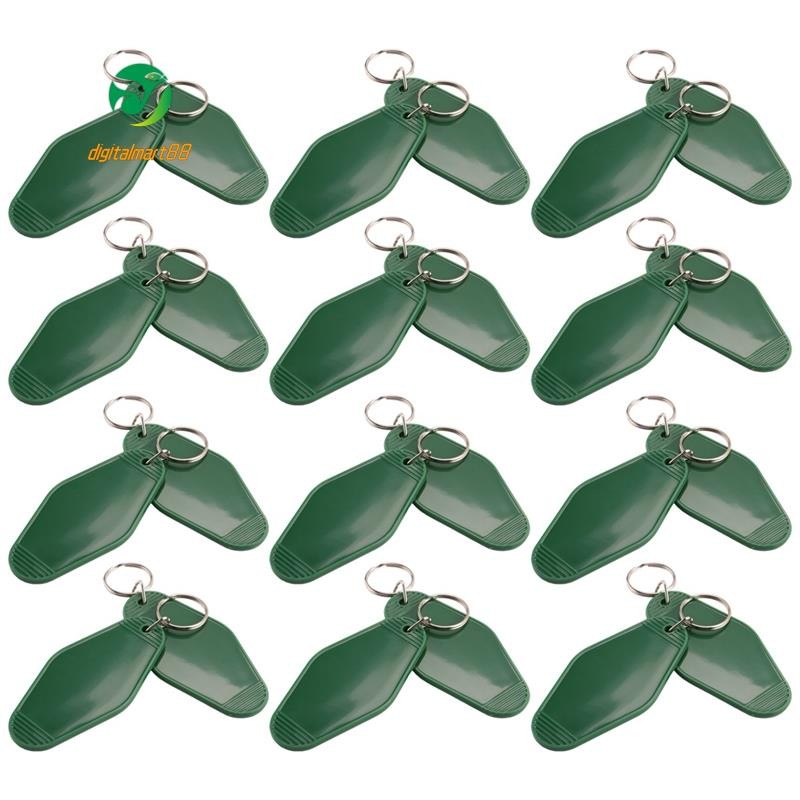 24 Pcs Vintage Motel Keychain DIY Blank Hotel Keychains Heat Transfer ...