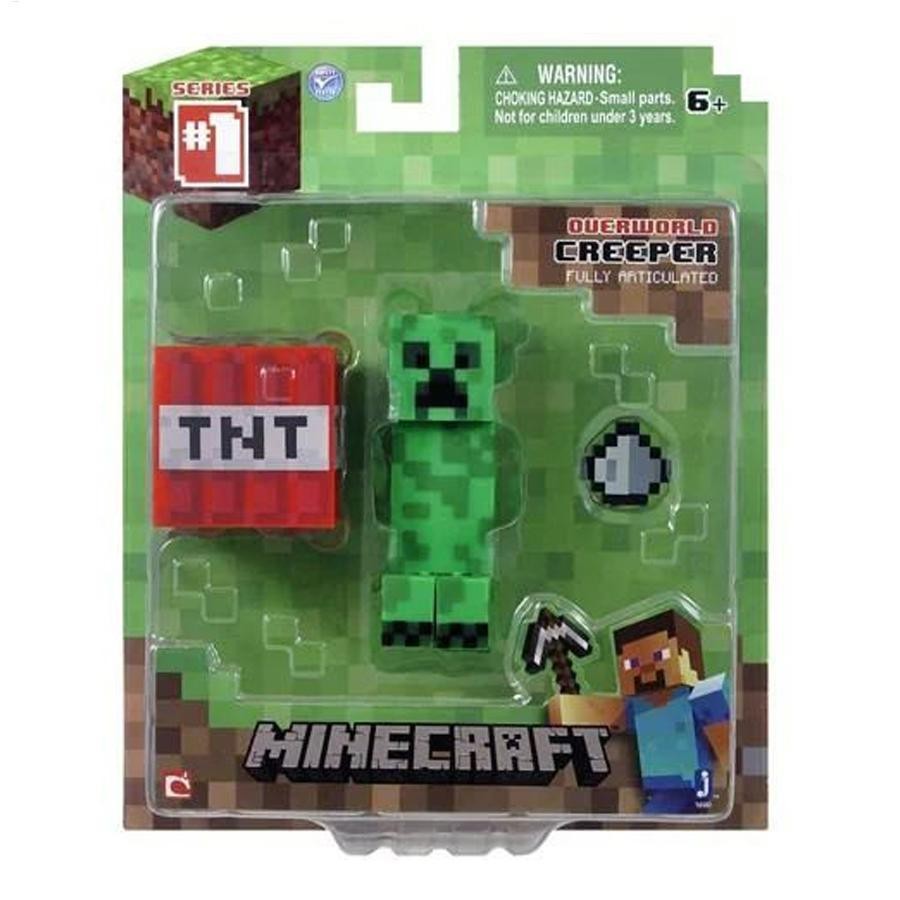 Minecraft MC Creeper Figure Blocks with Accessory Minecraft Series ...