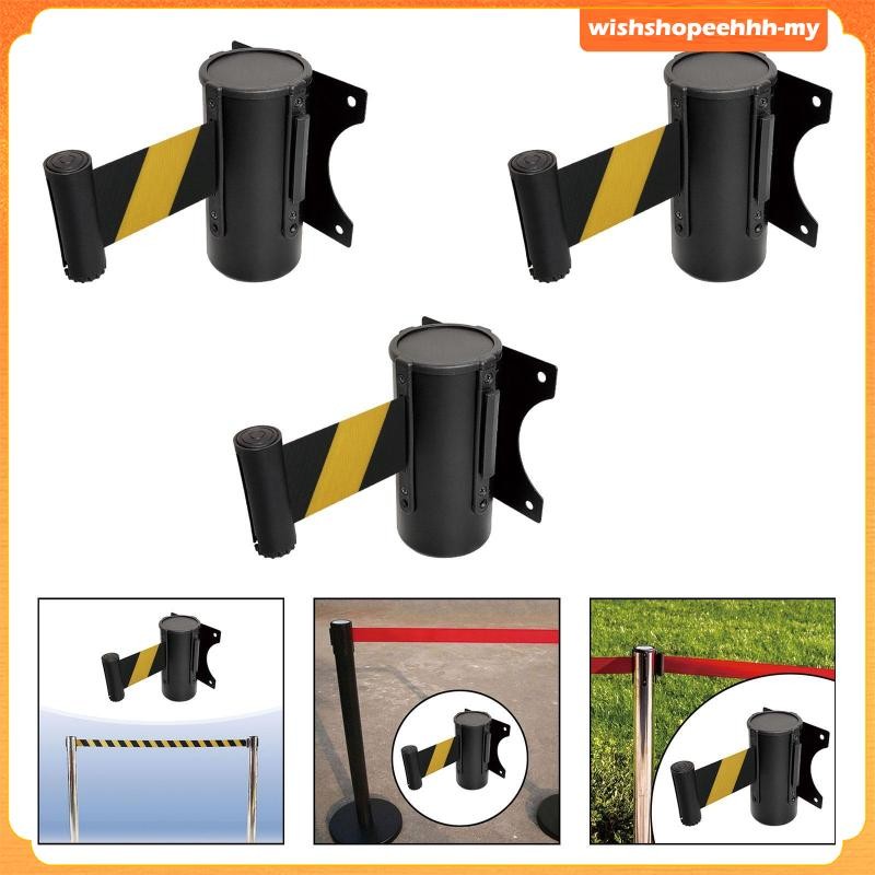 [WishshopeehhhMY] Retractable Belt Barrier Wall Mount Queue Line ...