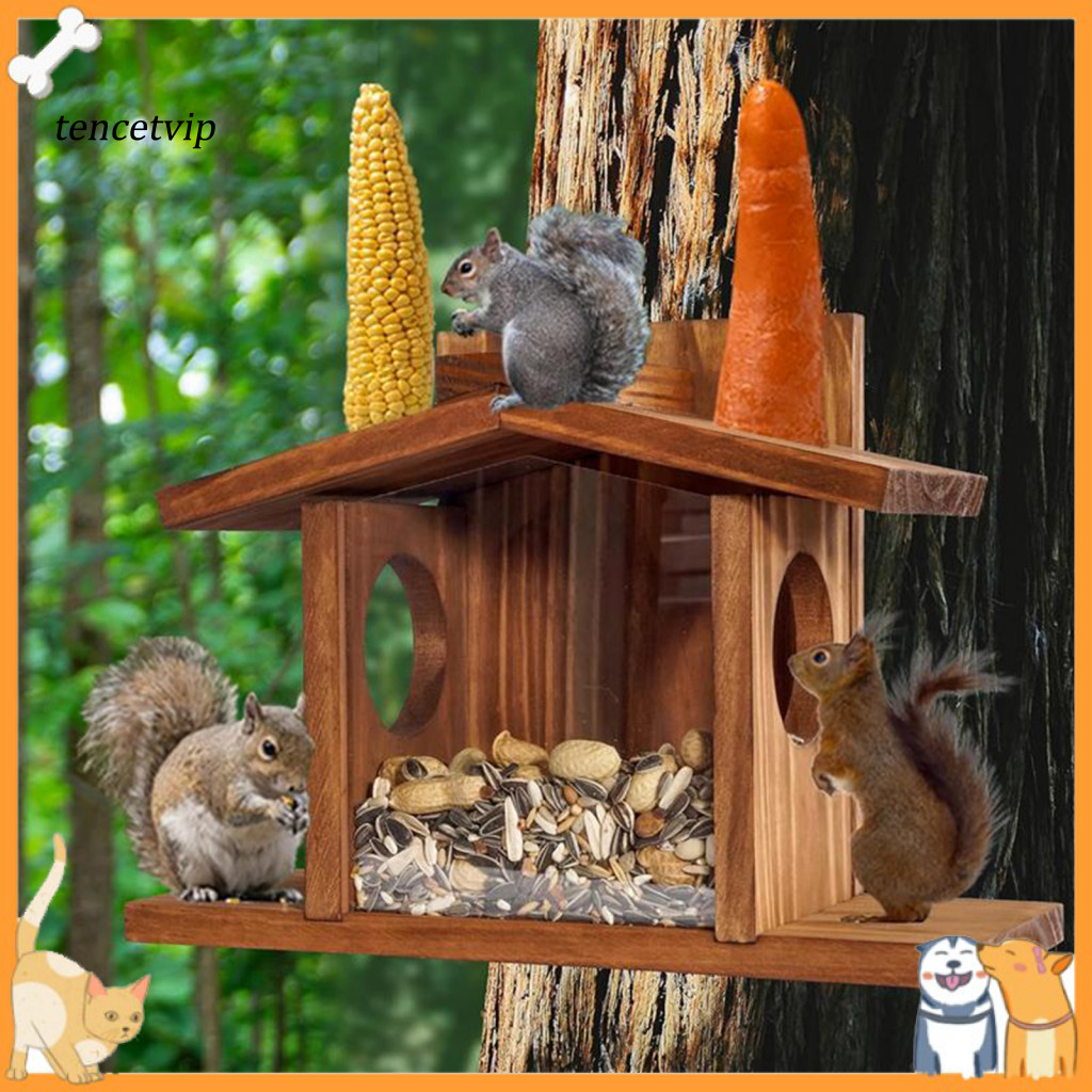 Vip Easy to Install Squirrel Feeder Wide Diameter Feeding Chamber for ...