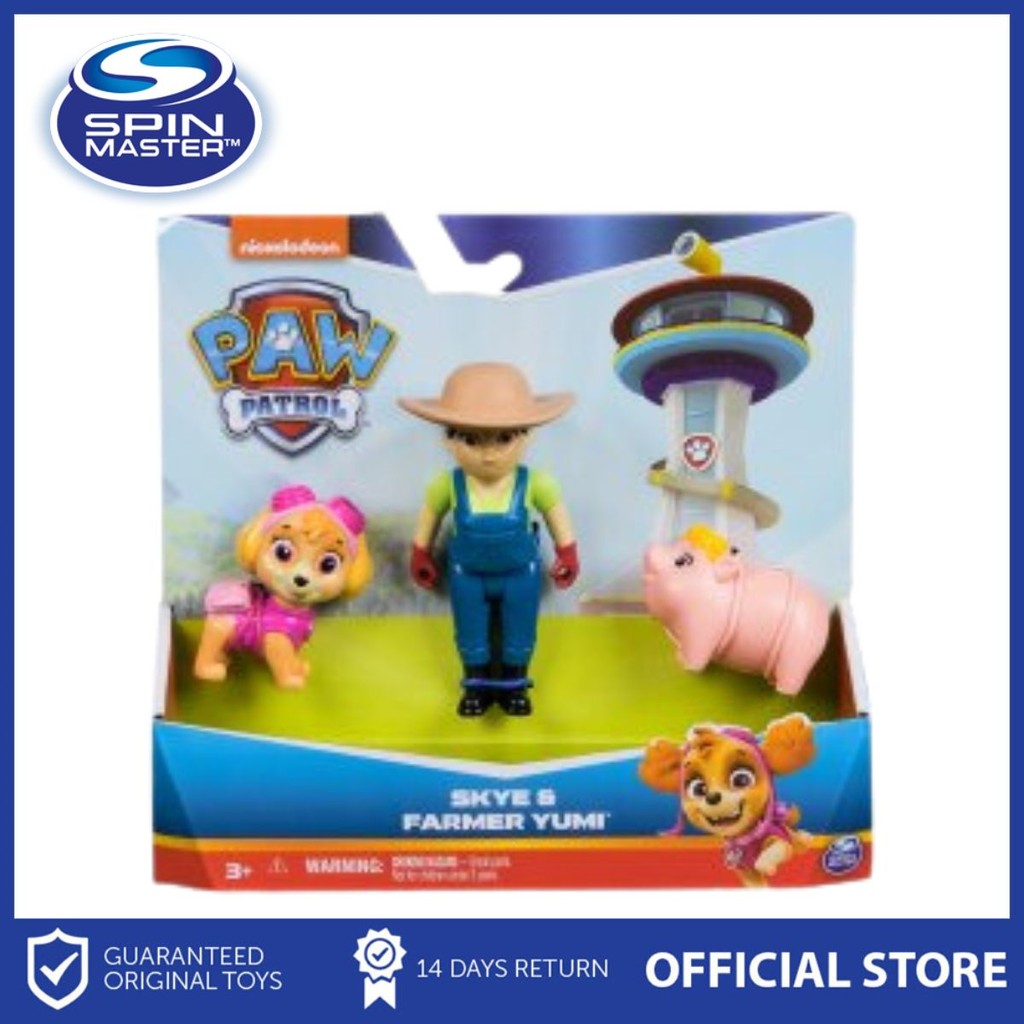 Paw Patrol Hero Pup Figure Assortment (Humdinger, Farmer Yumi, Mayor ...