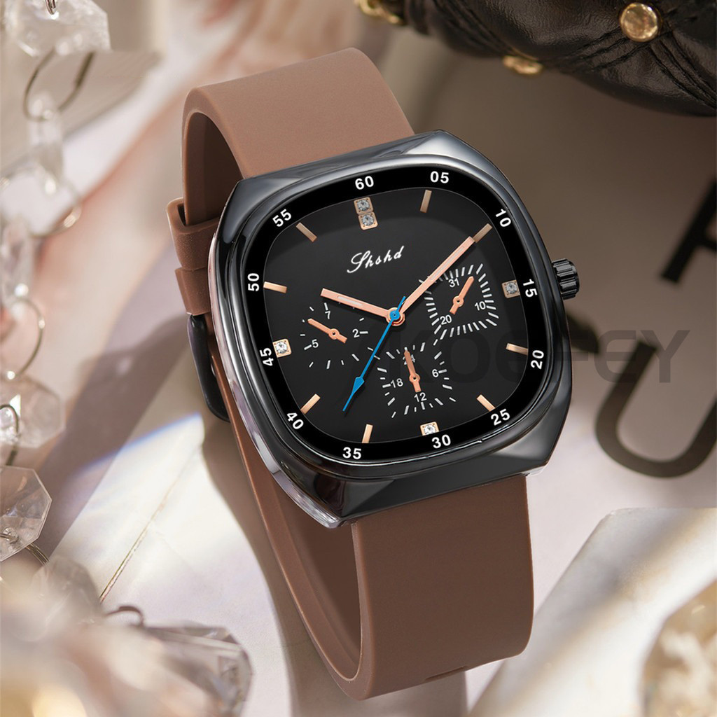 Luxury Silicone Watches Unisex Fashion Ladies Waterproof Watch for Men ...