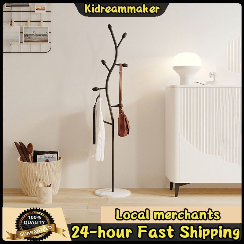 Bedroom Clothes Rack Stand Tree-shaped Coat Rack Metal Hanging Rack ...