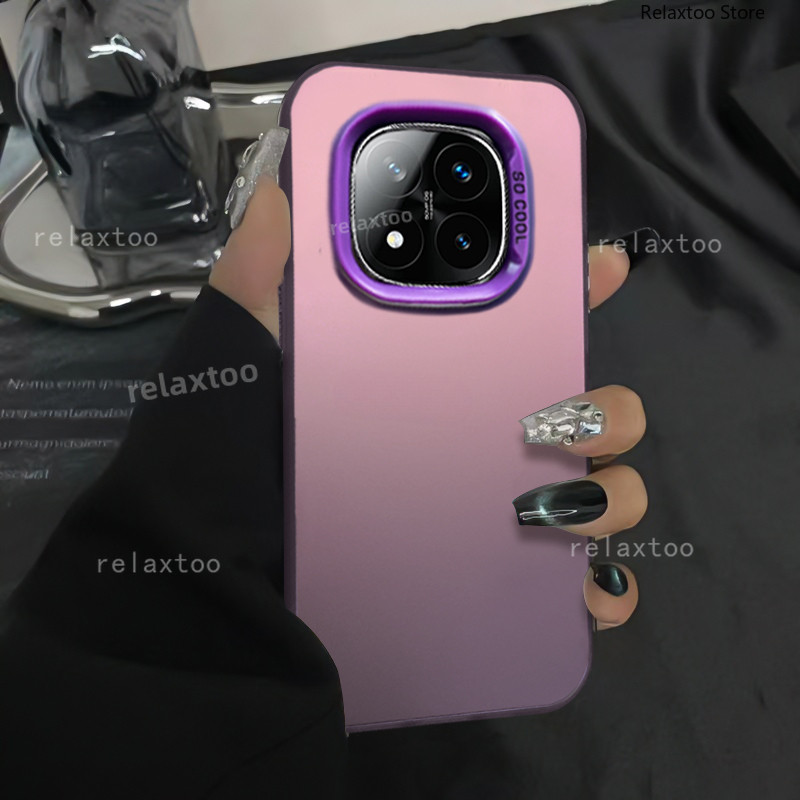 Metal Frosted Casing For Xiaomi Redmi Note 14 Note14 Pro Plus Pro+ ...