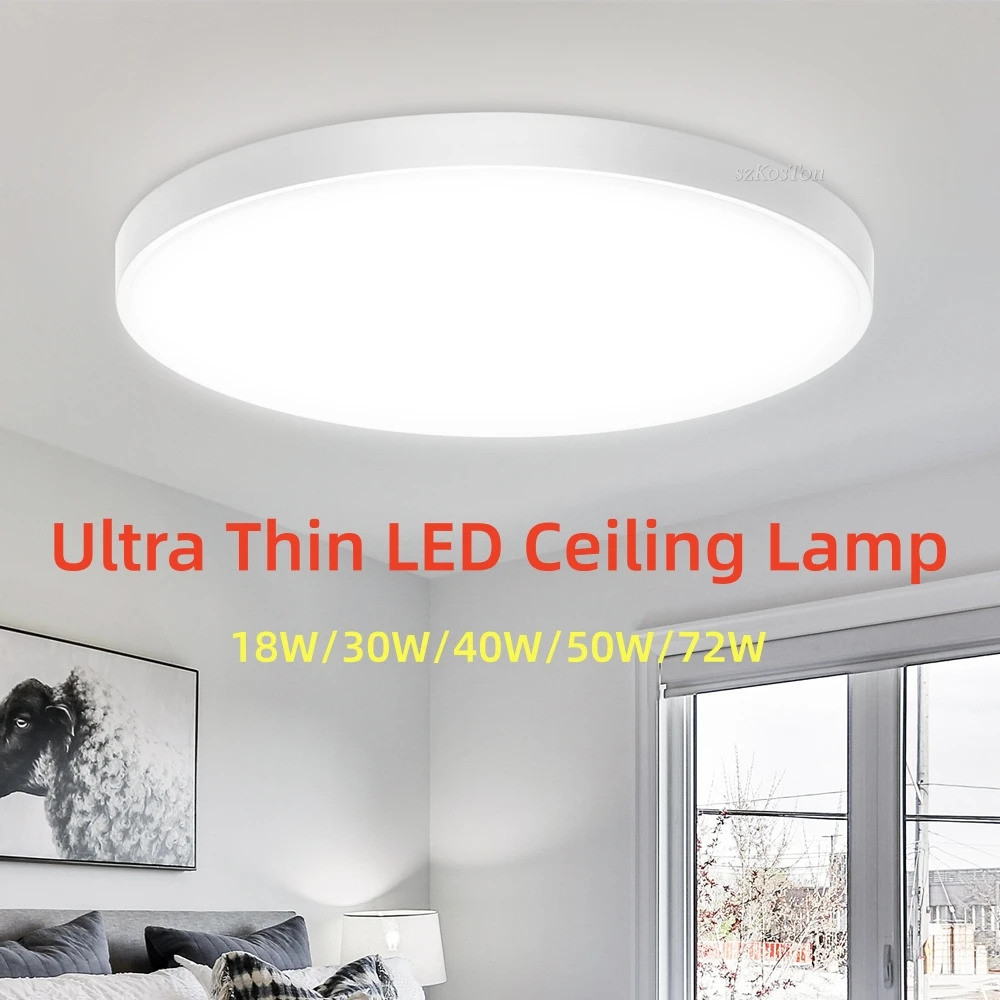 14inch Ultra Thin LED Ceiling Lamp White Warm LED Lights Room Decor ...