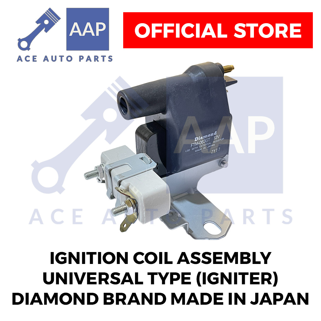 Diamond Ignition Coil Universal Type (Igniter) Made in Japan | Shopee ...