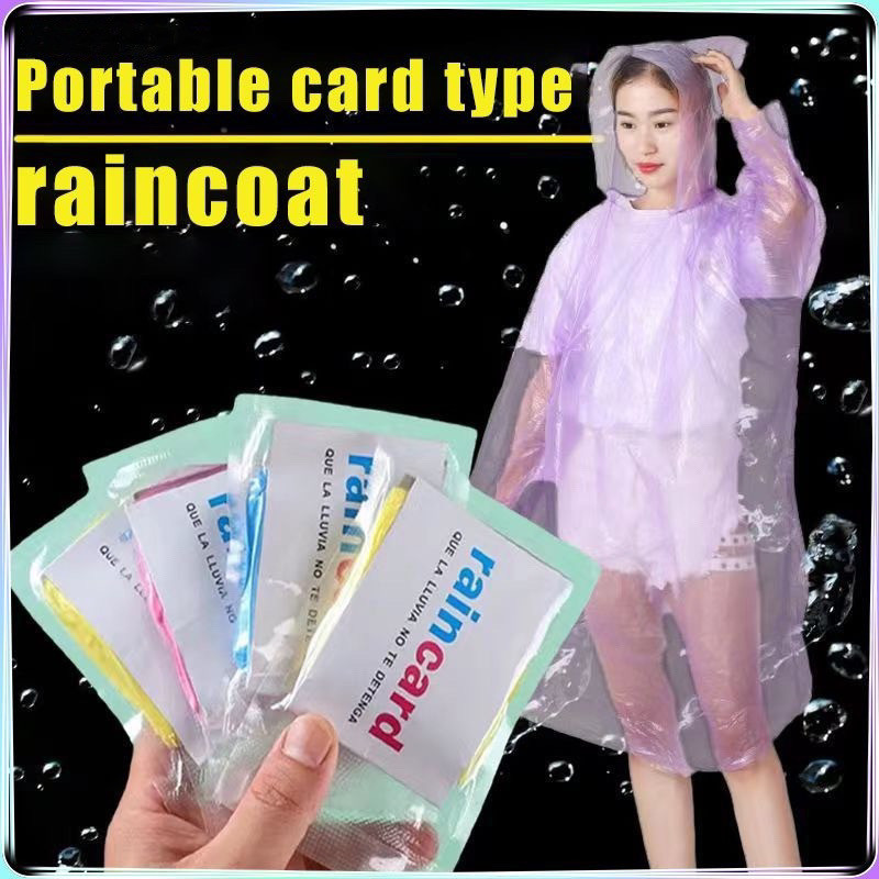 Disposable Raincoat Card Raincoat Portable Raincoat Compressed Raincoat ...