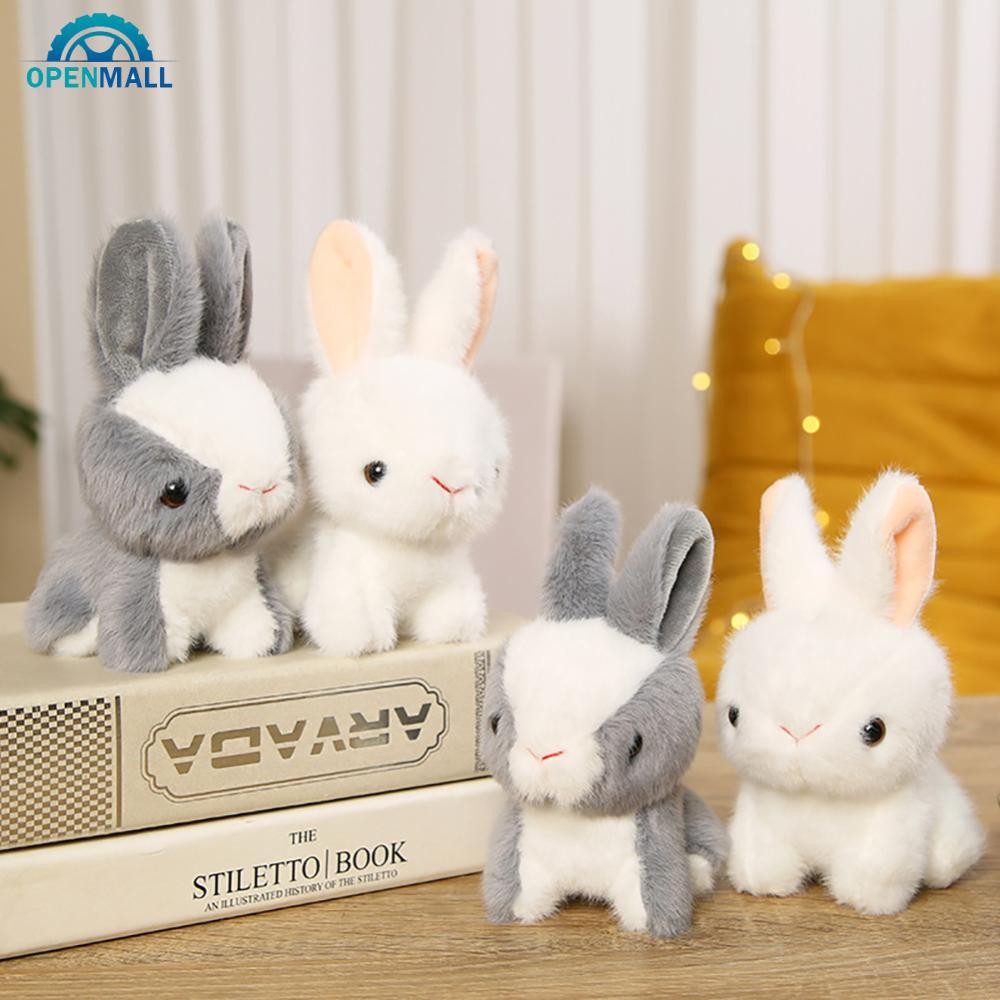 OPENMALL 14cm Stuffed Long Ear Rabbit Soft Plush Toys Sleeping Cute ...
