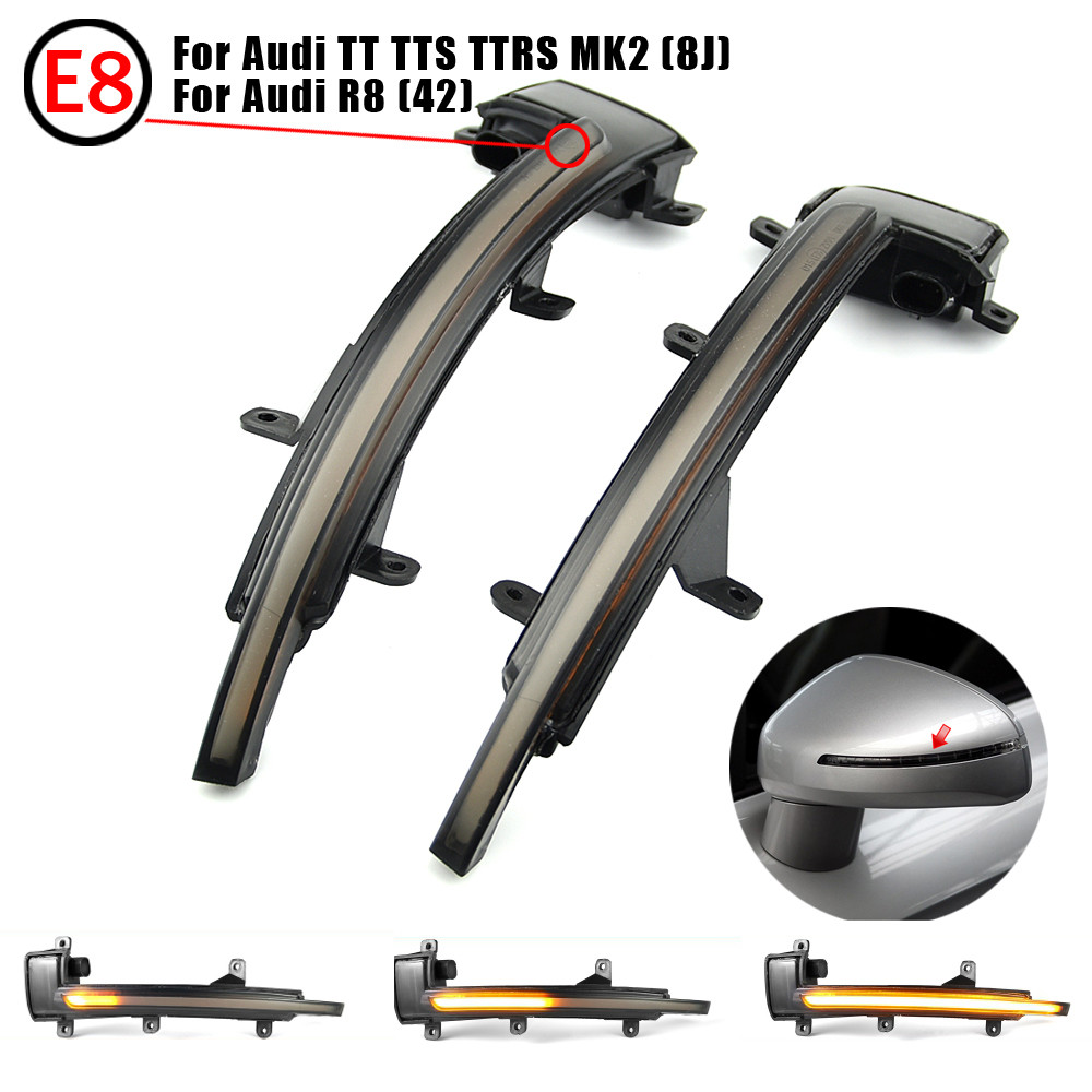 Dynamic Blinker For Audi TT Mk2 8J TTS R8 2007-2014 LED Turn Signal ...