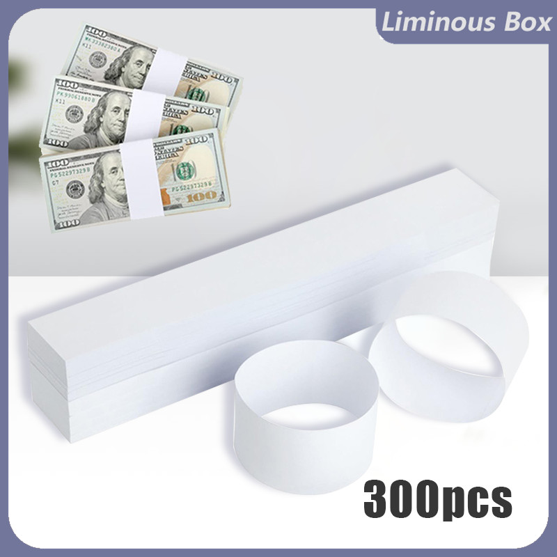 300pcs Cash Money Band Bank Currency Paper Straps Self-Adhesive ...