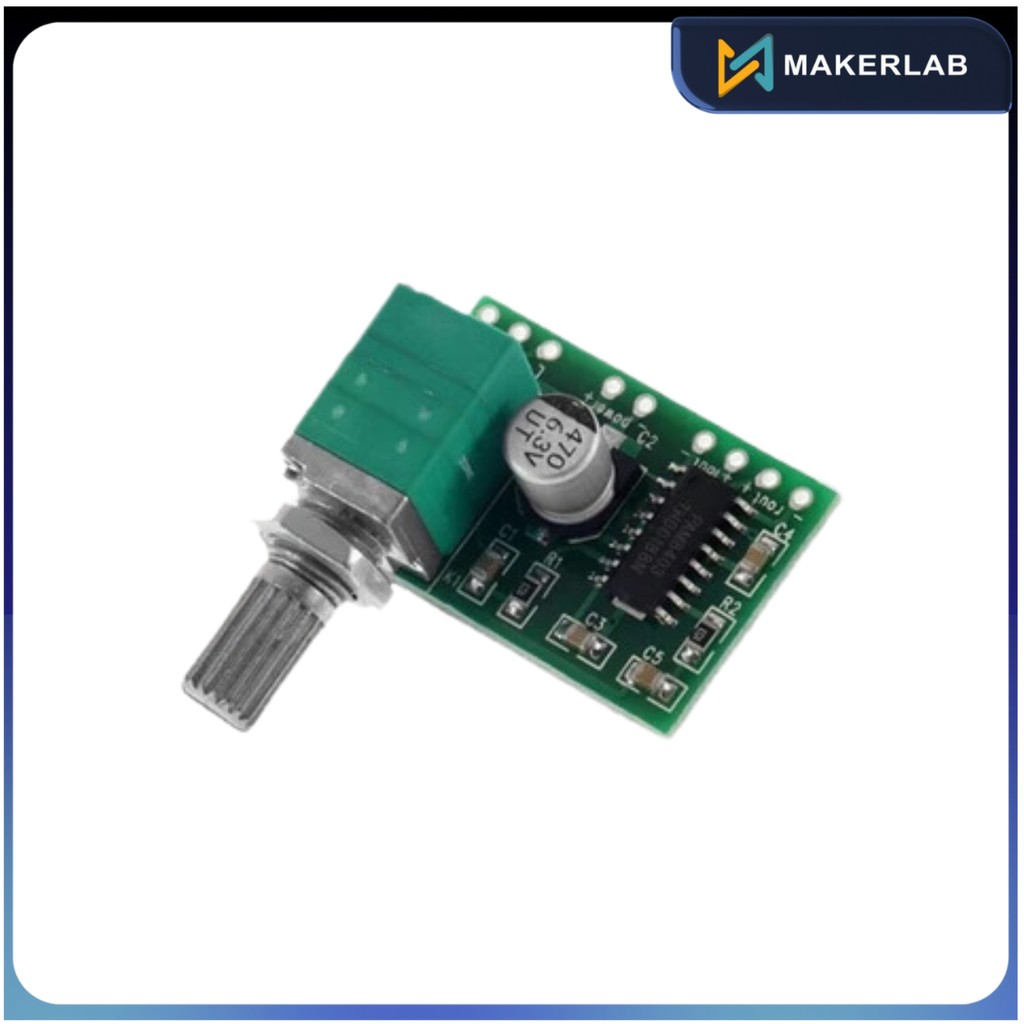 PAM8403 2-Channel Audio Amplifier with Volume Control | Shopee Philippines