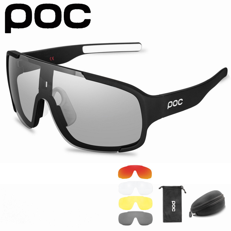 POC Outdoor Cycling Sports Glasses 5 Lenses Polarized Color-changing ...