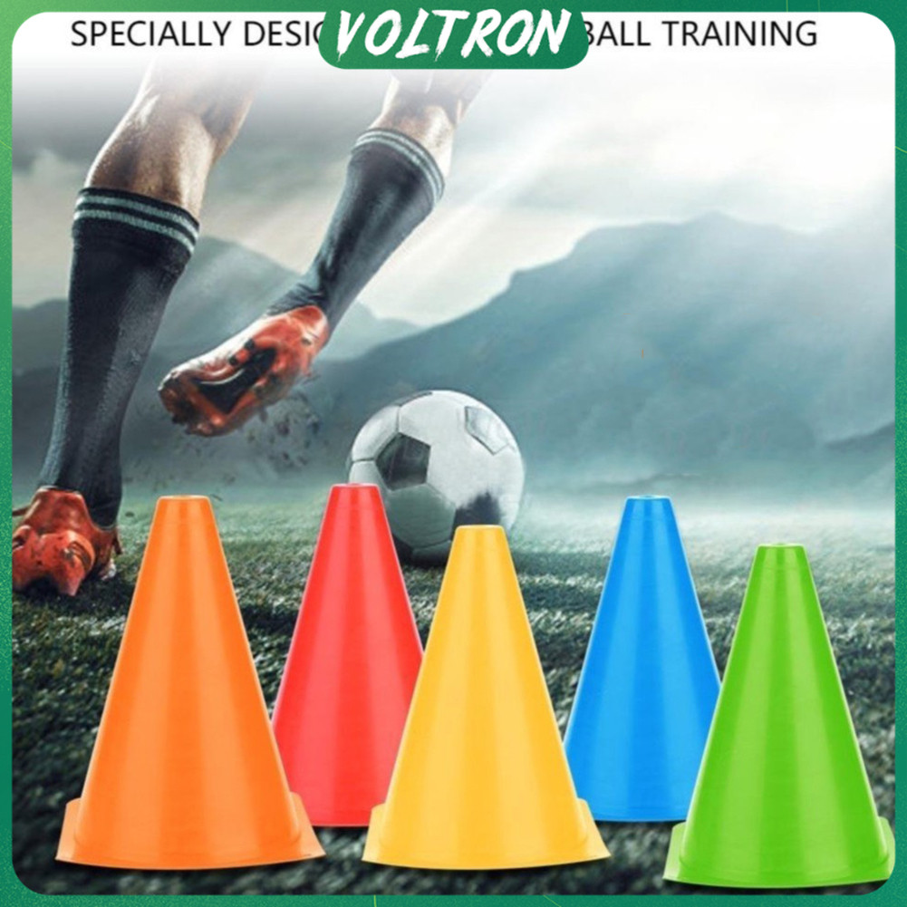 17cm Plastic Agility Cones Sports Training Agility Marker Cones ...