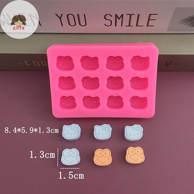Annag Sanrio Kawaii Hello Kitty Mold Cinnamoroll Kuromi Cartoon Plaster Crystal Drop Glue ...