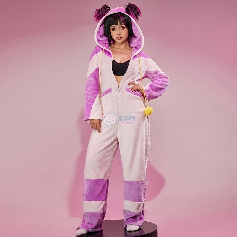 CosplayFM Street Fighter 6 cos Han Juri cosplay Jumpsuit pajamas ...