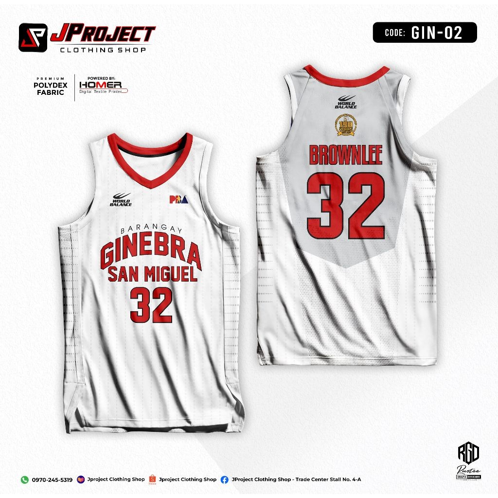PBA JPROJECT PREMIUM BASKETBALL JERSEY (D) | Shopee Philippines
