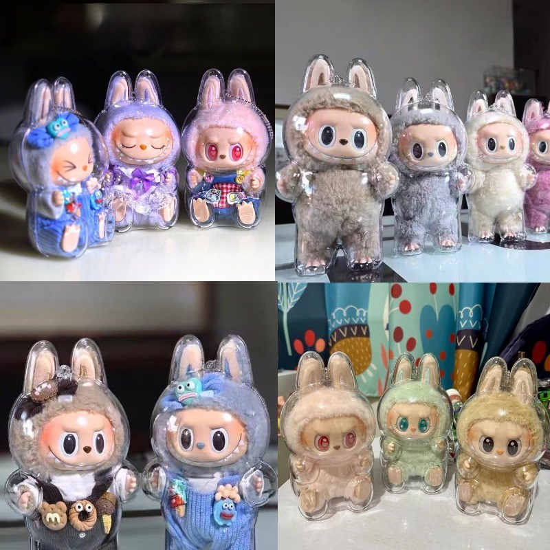 Labubu Protective Cover V1-V2 for Sitting Parties Transparent Acrylic ...