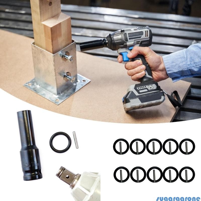 Sugar Impact Socket Pin O Rings set Impact Wrenches Pin for 1 2 Inch ...