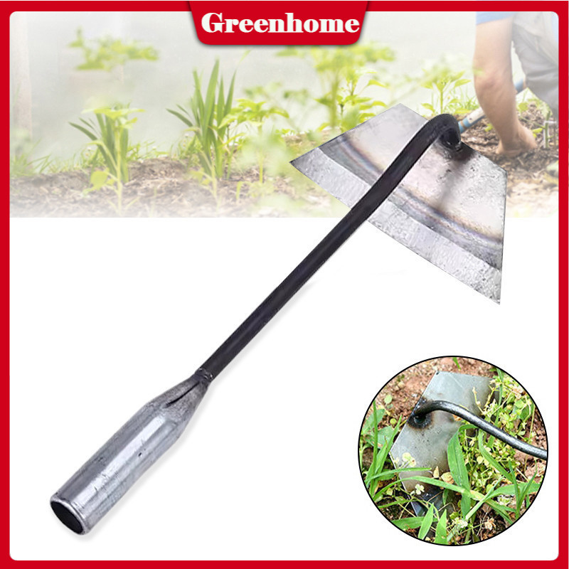 Garden Metal Crescent Hoe Flower Planting Outdoor Farming Tool Weeder ...