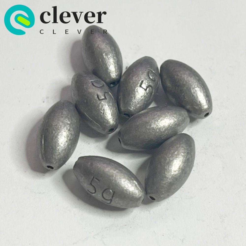 CLEVER 20/40/60/80/100pcs Fishing Weight Sinker, Carp Fishing Olive ...