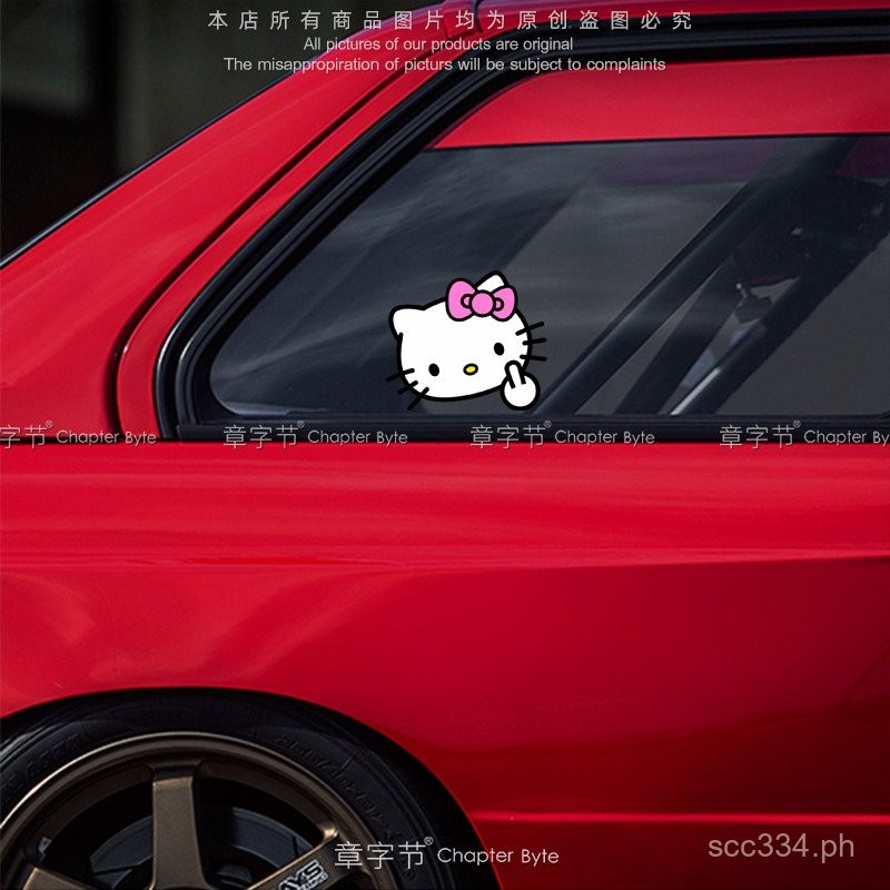 Hot hellokitty Bumper stickers kitty Hello Kitty Cat KT Cat Wall ...