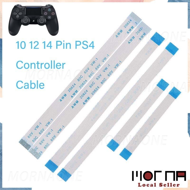 9PCS 10 12 14 Pin PS4 Controller Cable For Touch Pad Power Button ...