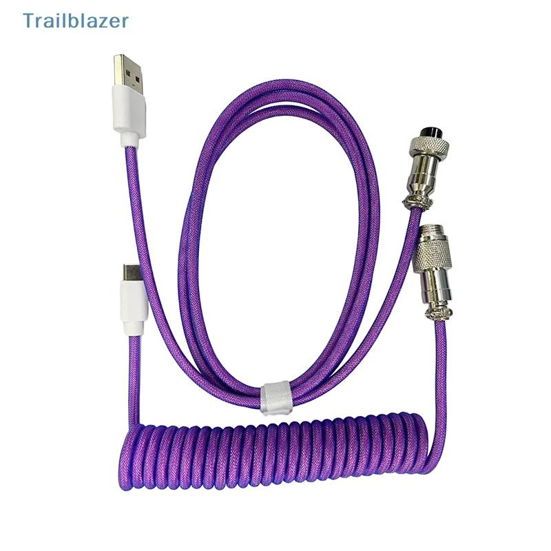 TBPH 3M Type C Mechanical Keyboard Coiled Cable USB Keyboard Wire ...