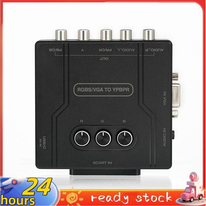 []RGBS VGA to YPBPR Component Converter SCART to YPBPR Converter 64 PS1 ...