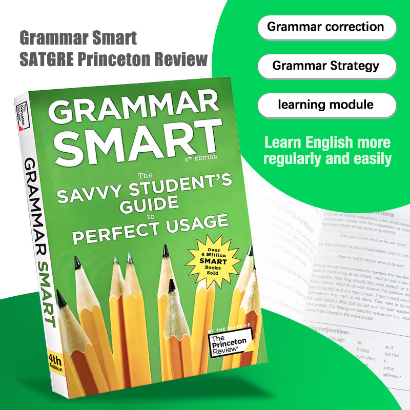 Grammar smart Princeton sat GRE English Reference Book Improving ...
