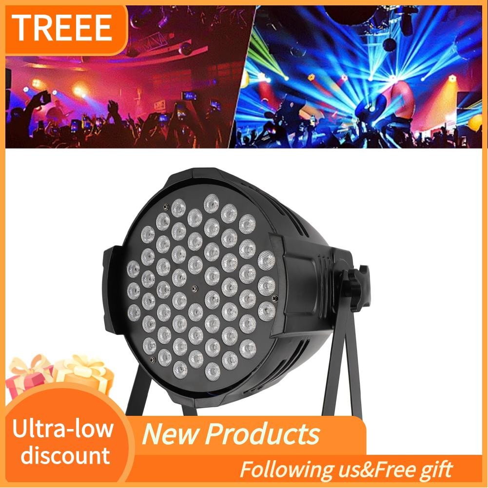 Treee LED Stage Light DJ Wash Lights 54x3W RGBW 4 Work Modes Sound ...