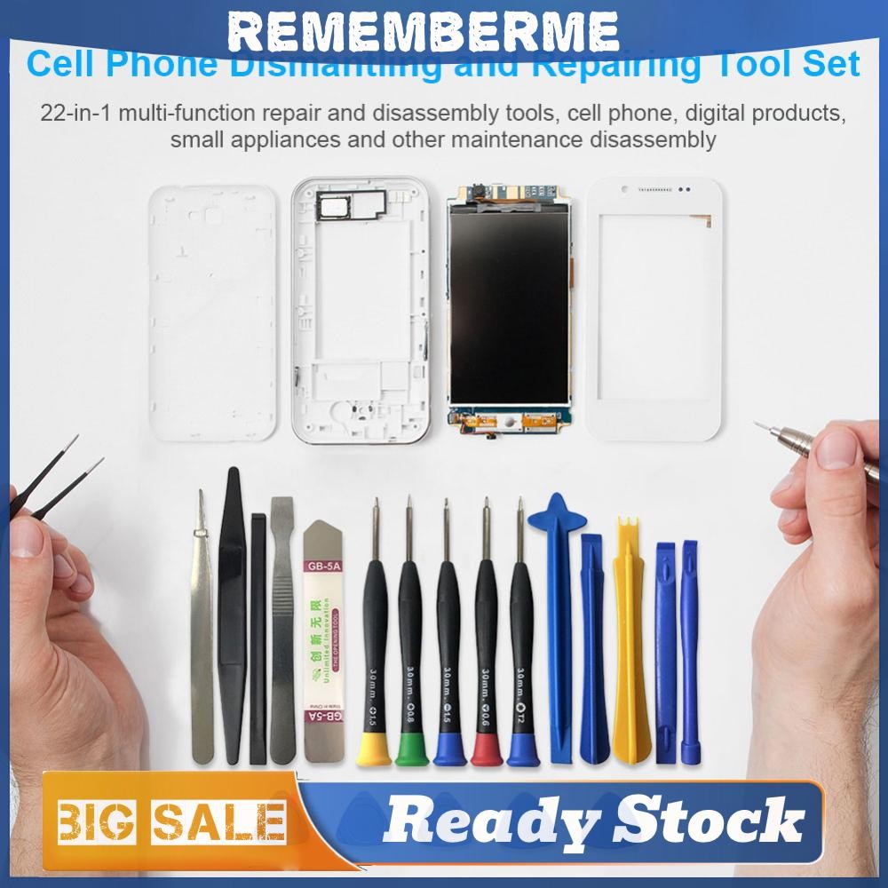 22 in 1 Mobile Phone Repair Tools Opening Tool Kit for IPhone/iPad ...