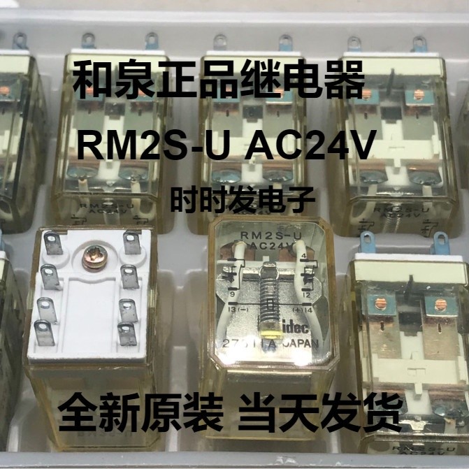 Izumi Relay | RM2S-U genuine brand new original RM2S-U AC24V 50 60Hz ...