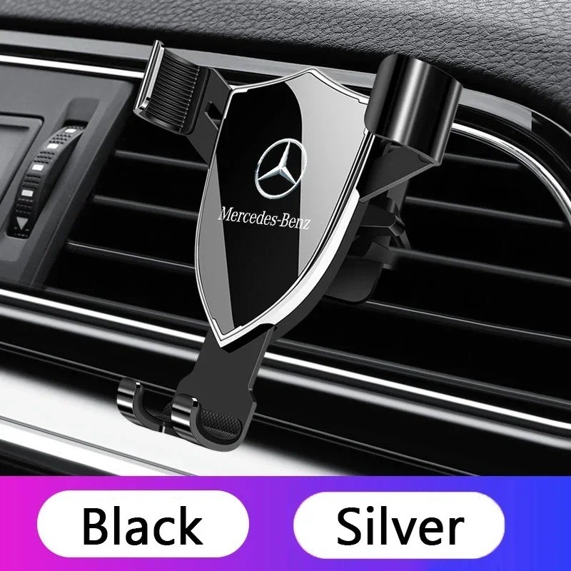 Gravity Car Phone Holder Mount with Hook Clip For Mercedes Benz W176 ...