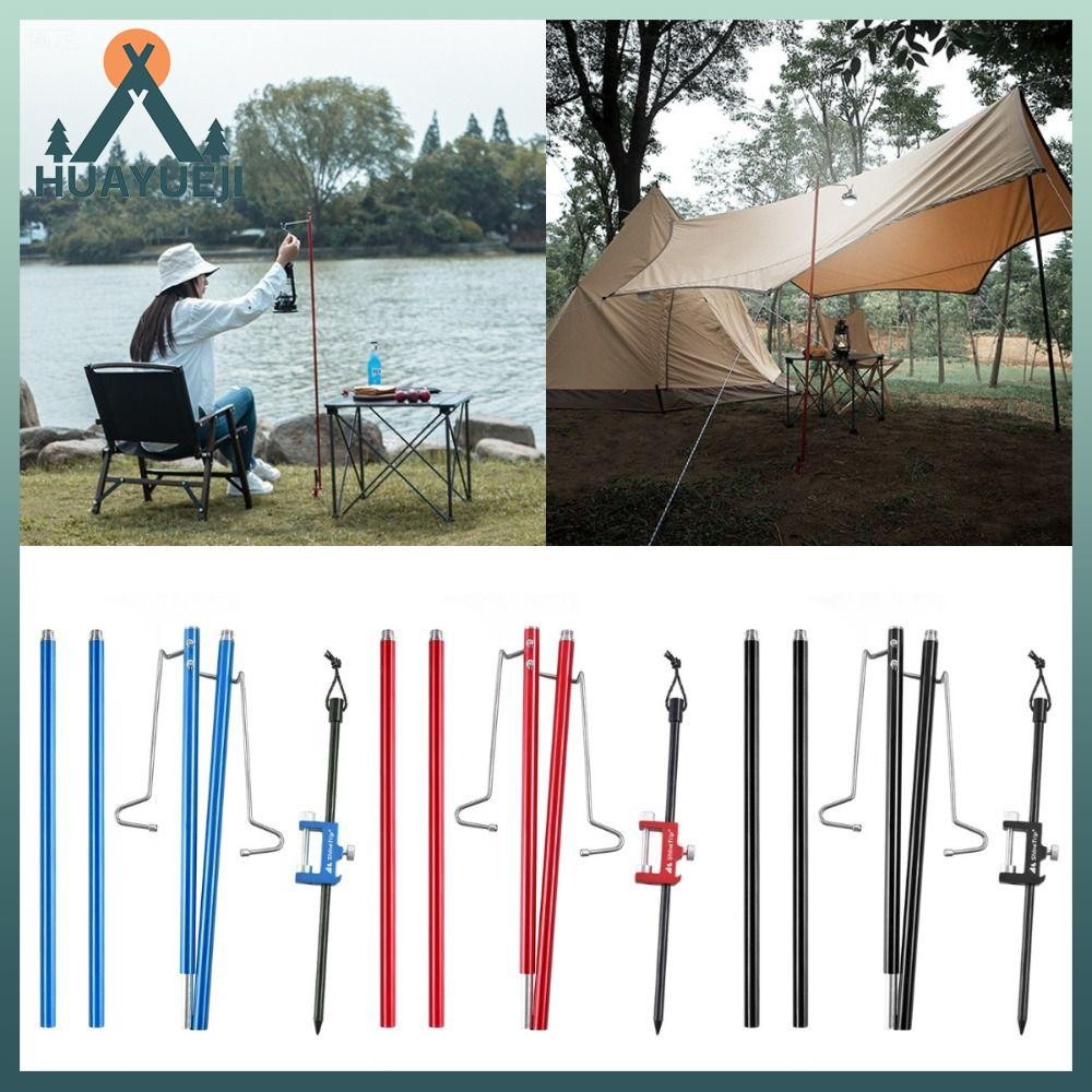 HUAYUEJI Outdoor Camping Lamp Post, Portable Aluminum Alloy Camping ...