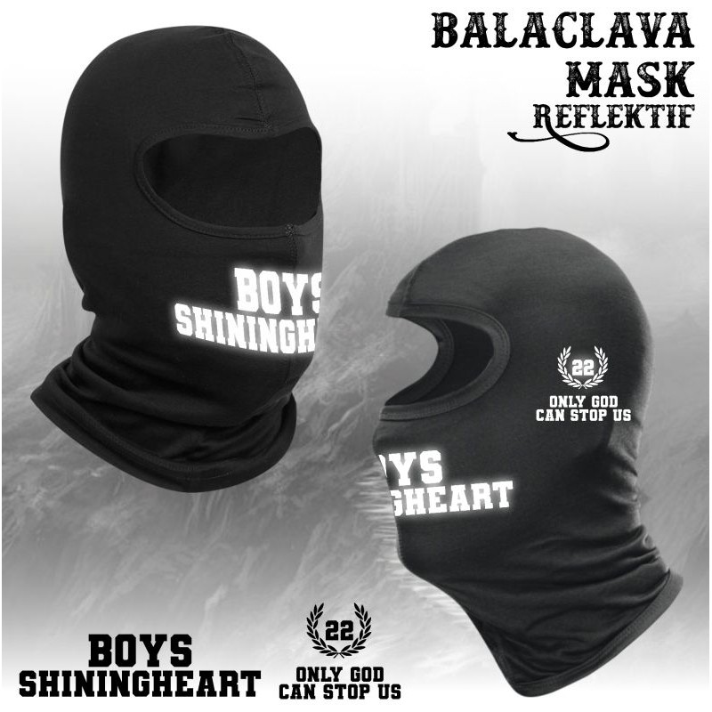 PSHT Boys Shiningheart Only God Can Stop Us Reflective Mask Latest ...