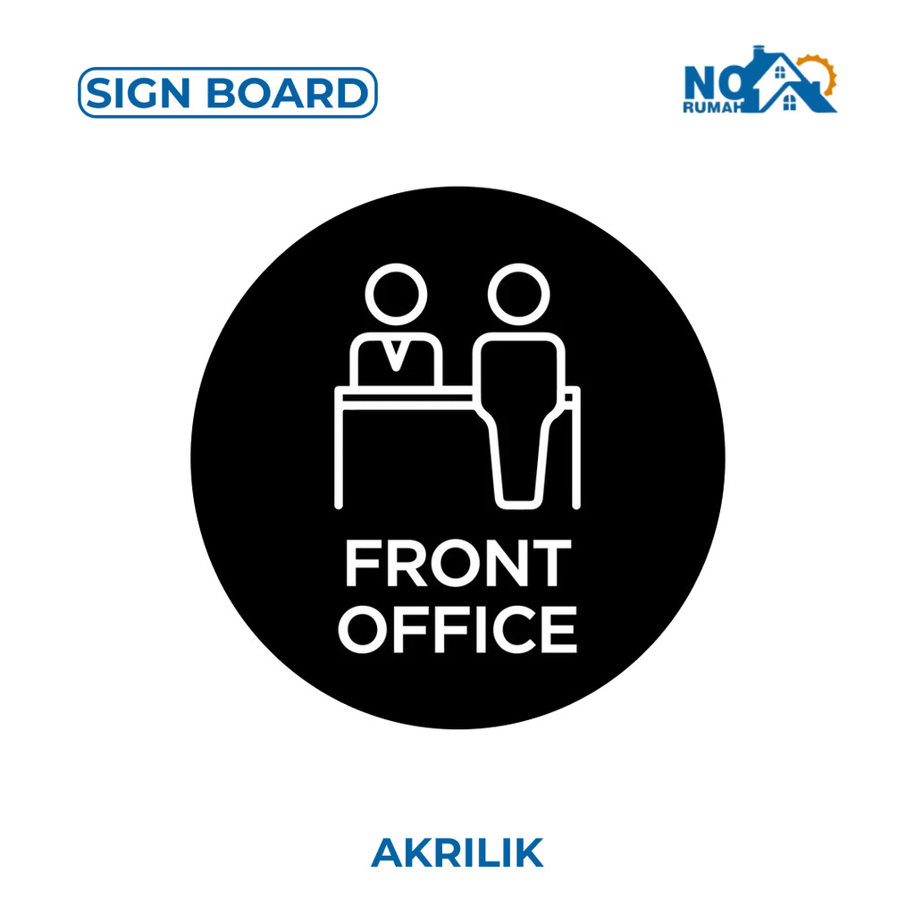 Front Office Signage Board Acrylic Wall Sticker Acrylic Sign Board ...