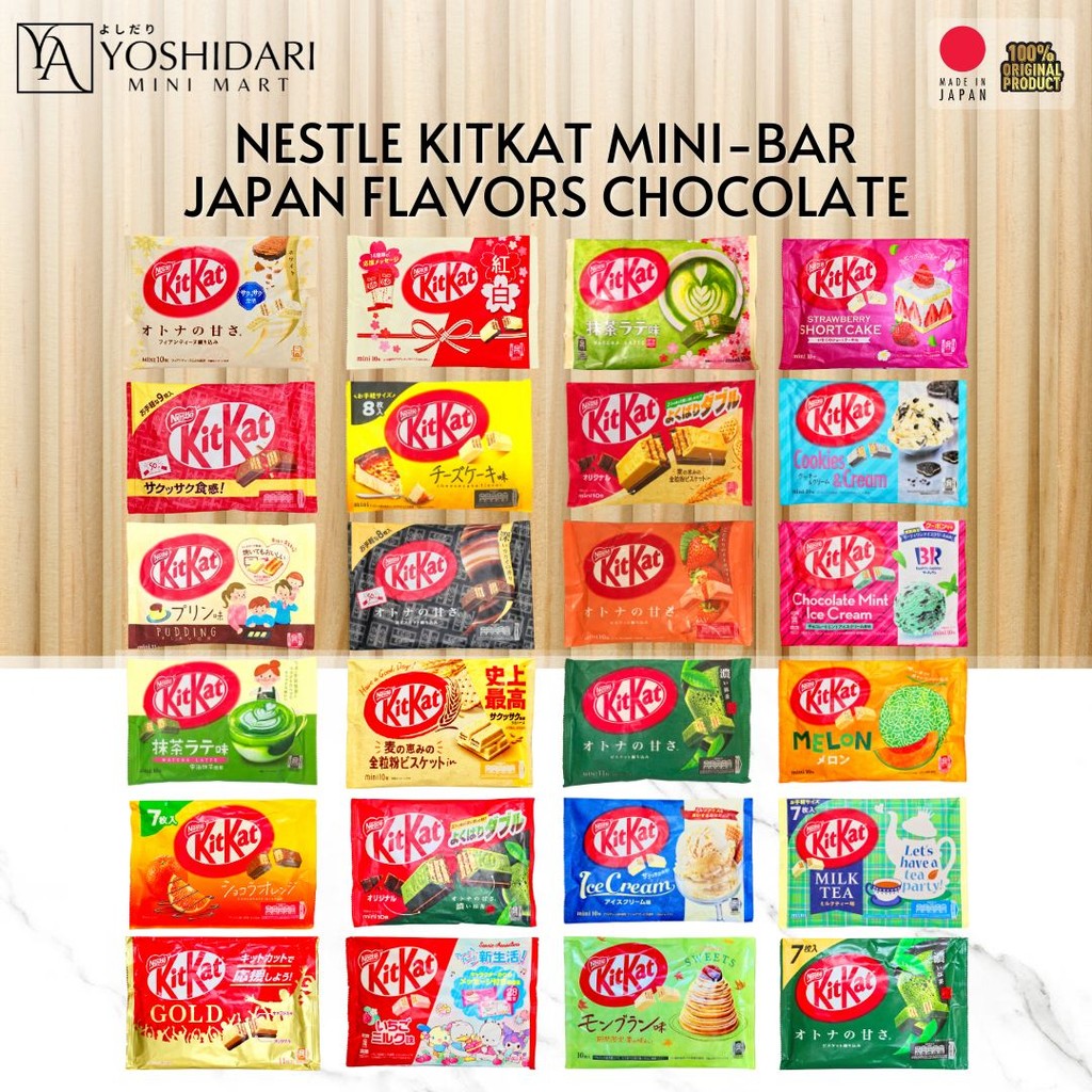 Nestlé Japan Kitkat Mini-Bar Flavored Chocolate | Shopee Philippines