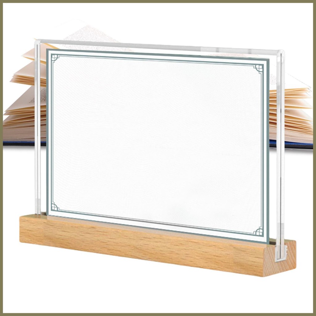 Certificate Frame Standing Picture Frames Photos Holder Degree Frame ...