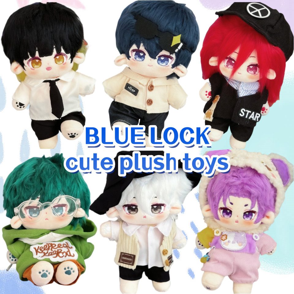 PLUS Kawaii Blue Lock Plush Dolls Bachira Meguru、Isagi Yoichi、Rin ...
