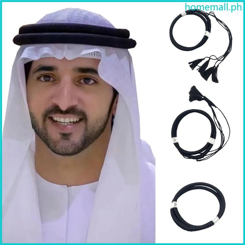HO Black Arabian Headband Comfort Arab Headpiece Adjustable Size for ...
