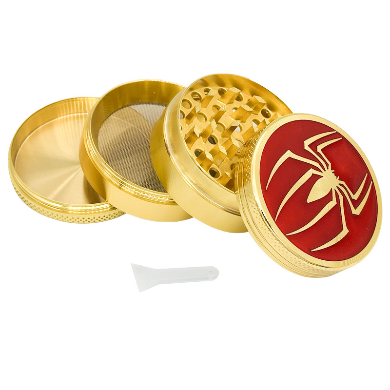 52mm Spider Style Grinder 3/4 Layer Metal Material Grinder Christmas ...